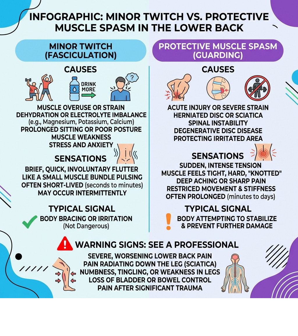 Lower Back Muscle Twitching: Stop It in 2026