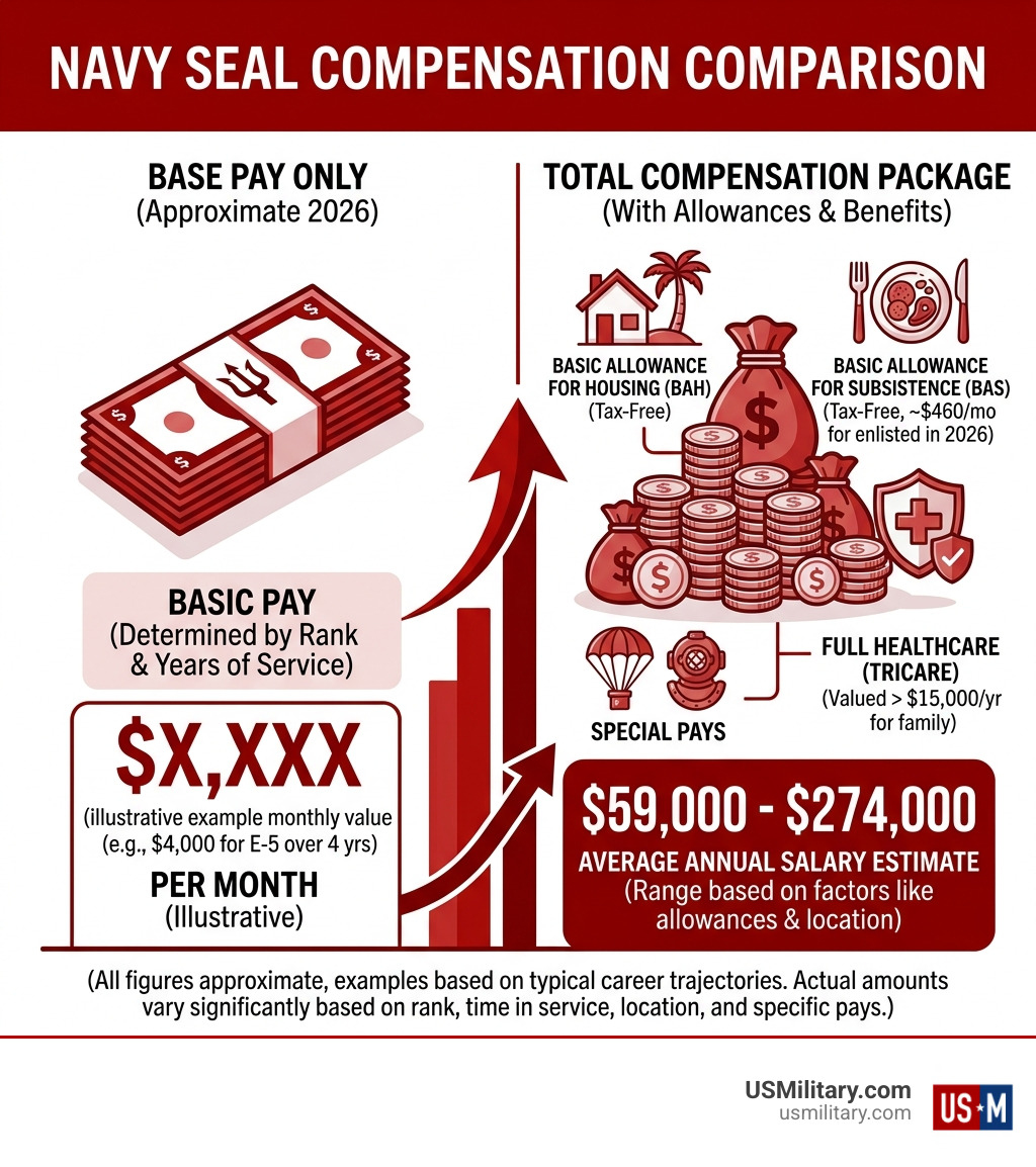 What Is The Salary For An Enlisted Navy SEAL in 2026?