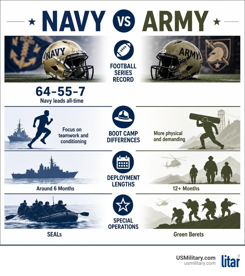 Navy vs Army Game: In-Depth Guide to Compare... | US Military