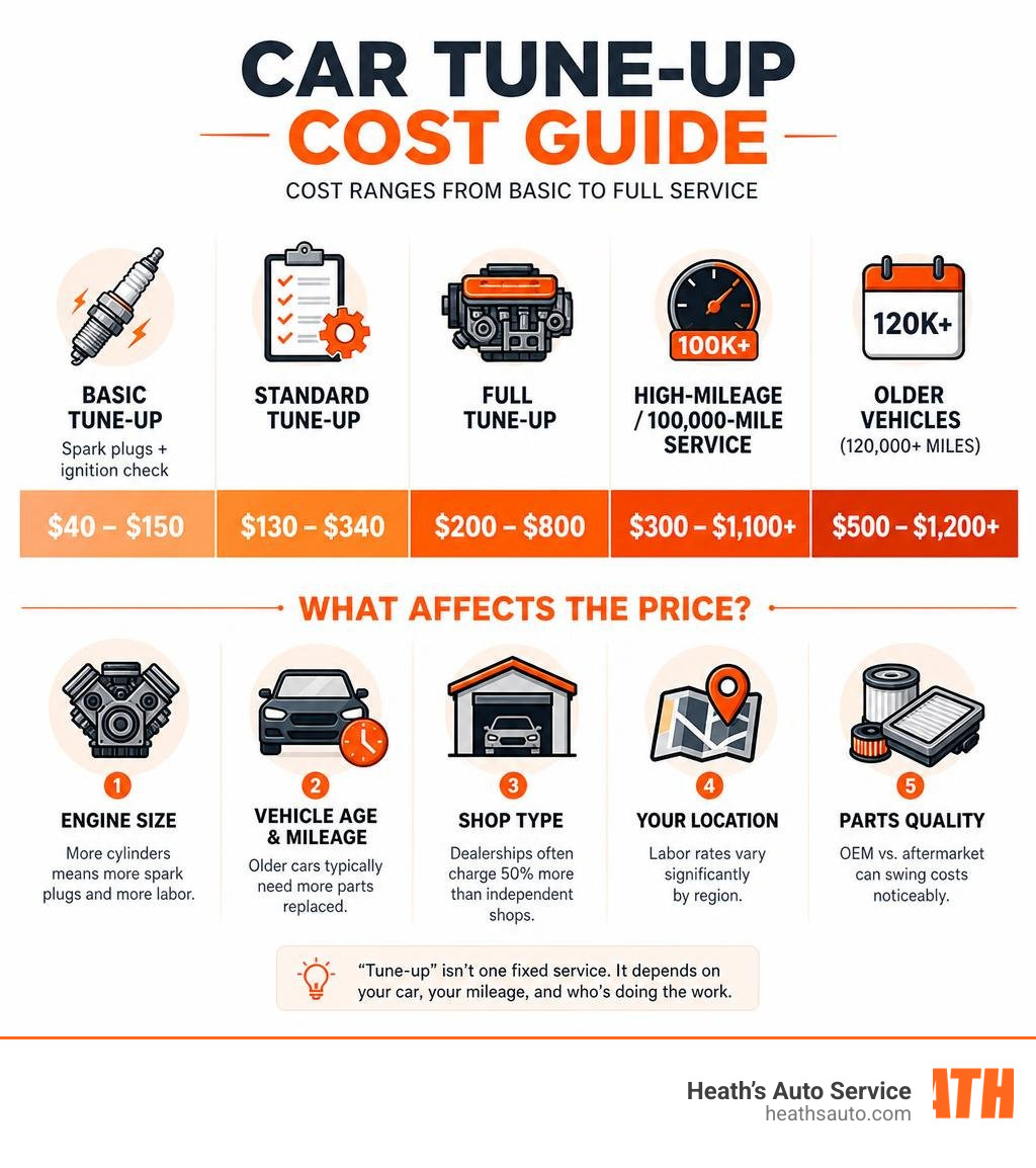 2026 Car Tune Up Cost Guide: Essential Savings