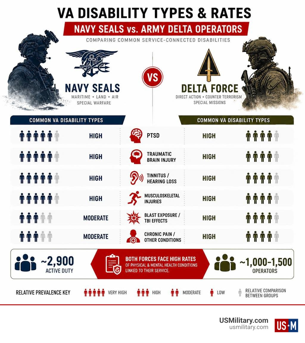 Who Has The Highest Number of VA Disabilities: Retired Navy SEALs or ...
