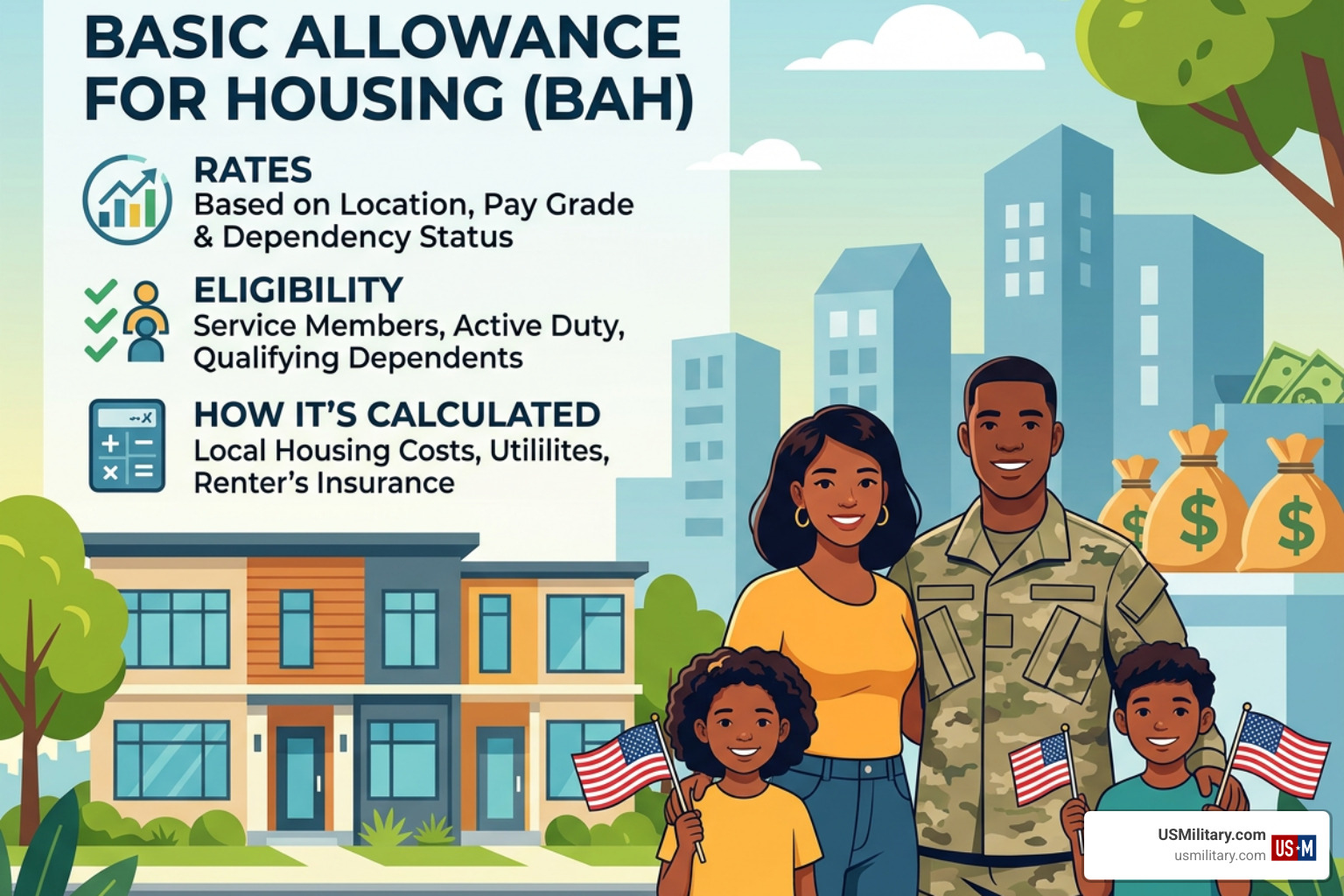 BAH Explained: Rates, Eligibility & How It's... | US Military