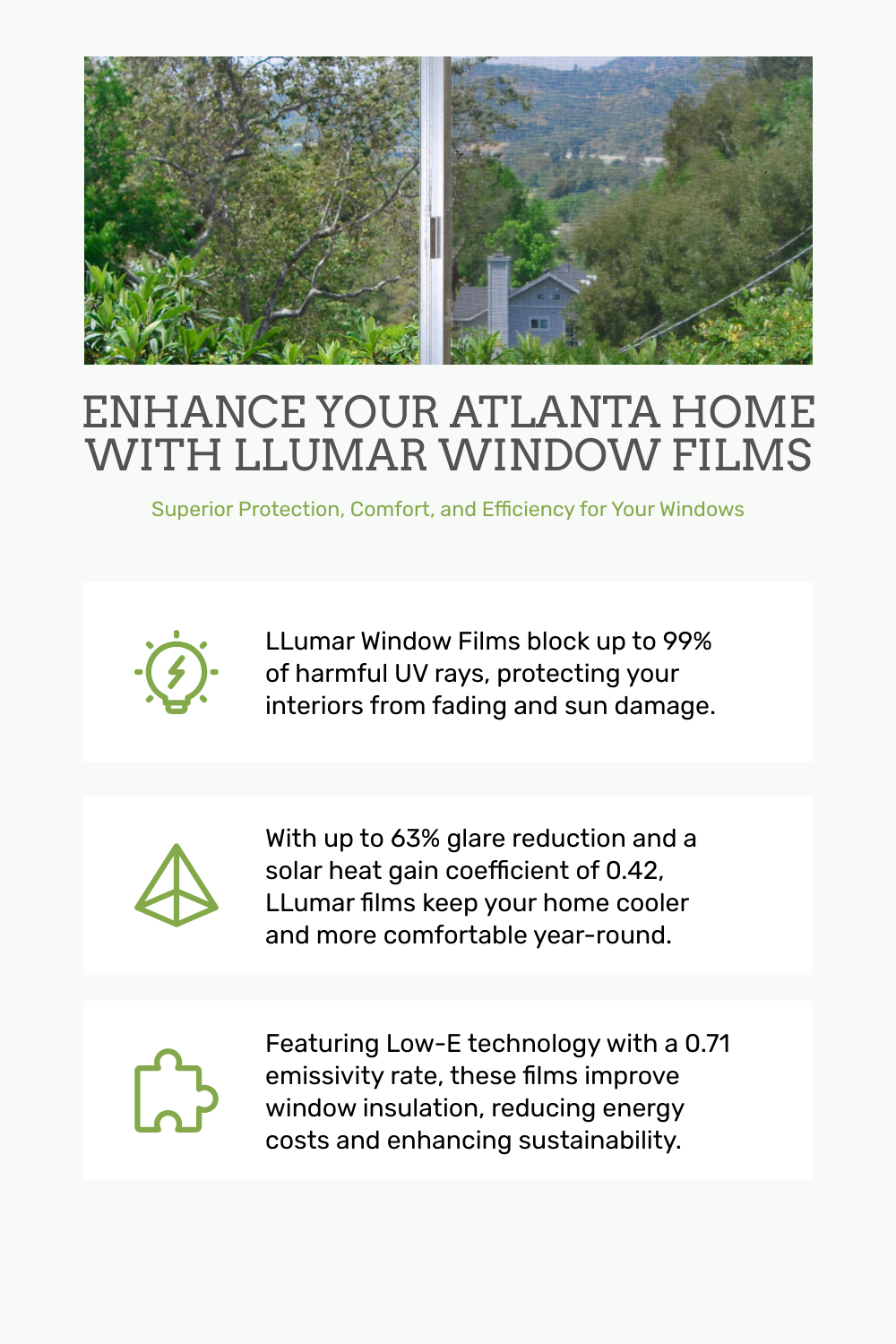 Llumar Atlanta: Stylish Window Films for Your Home - Window Film Atlanta