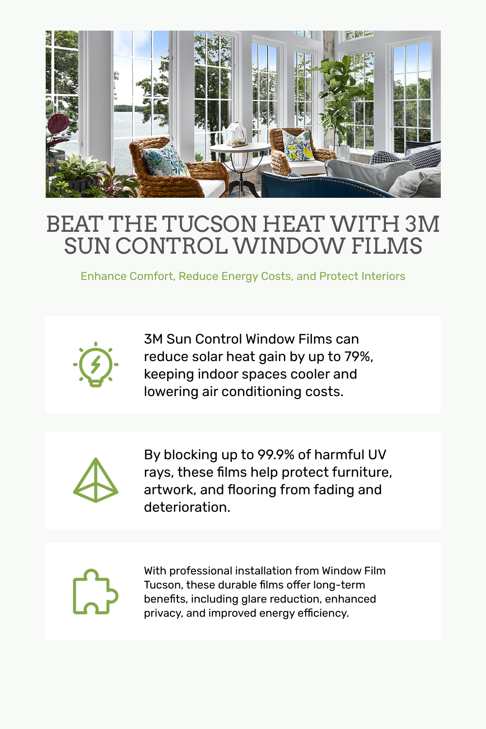 3M Sun Control Window Film in Tucson: Stay Cool & Protected - Window ...