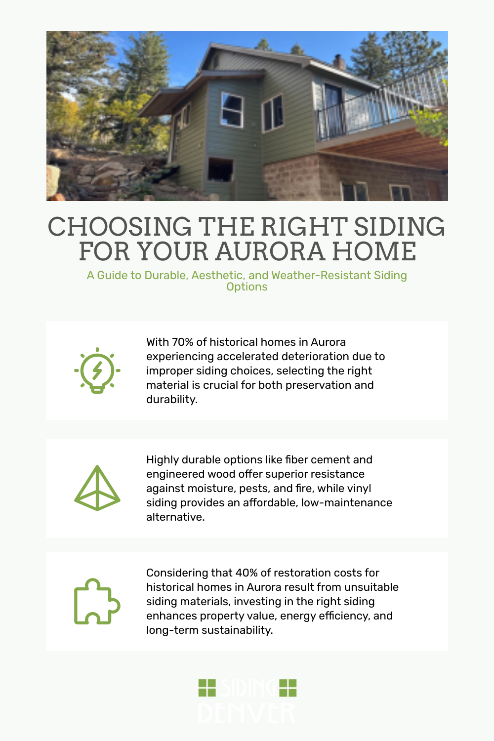 Types of Siding in Aurora: Choose the Best for Your Home - Denver Siding Contractor