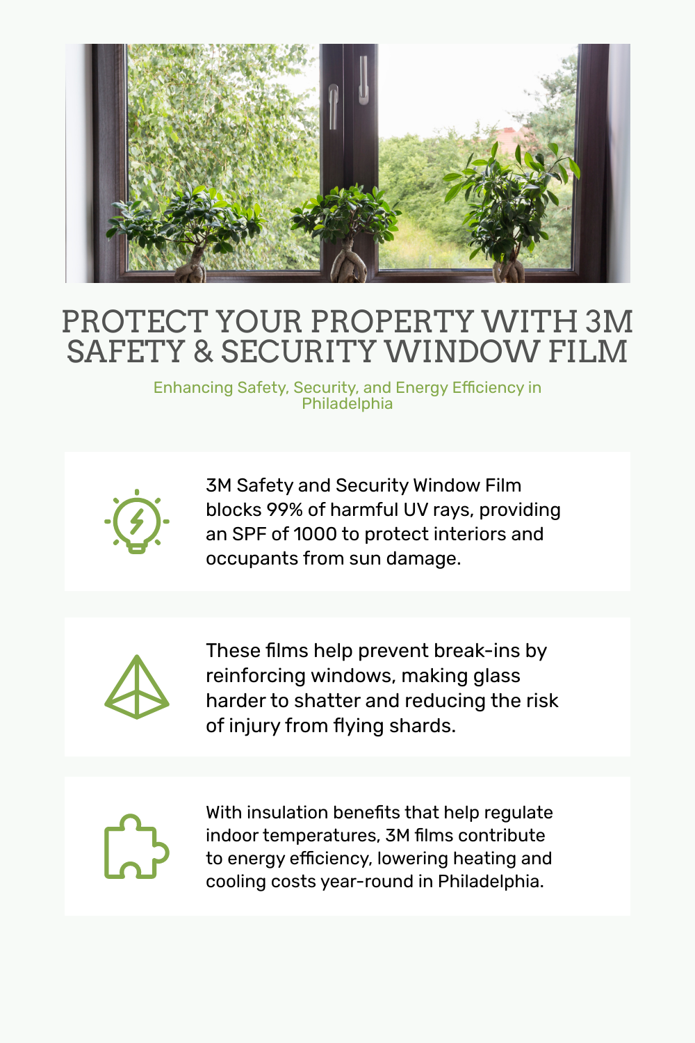 3M Safety and Security Window Film for Philadelphia - Window Film ...