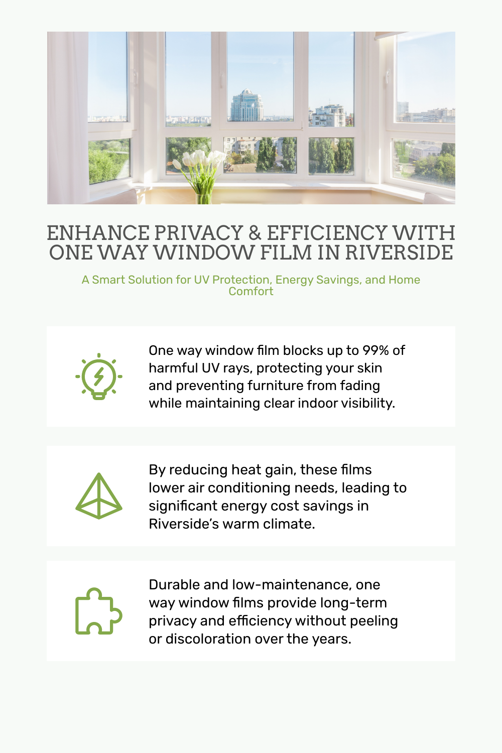 One Way Window Film for Riverside: Privacy & Efficiency - Riverside ...