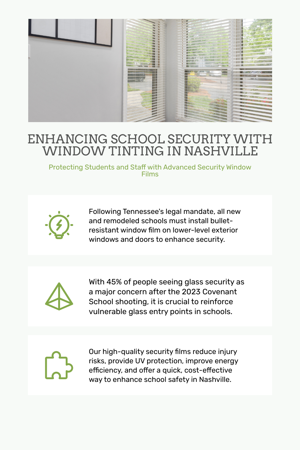 School Window Tinting in Nashville for Safety & Security - Nashville ...