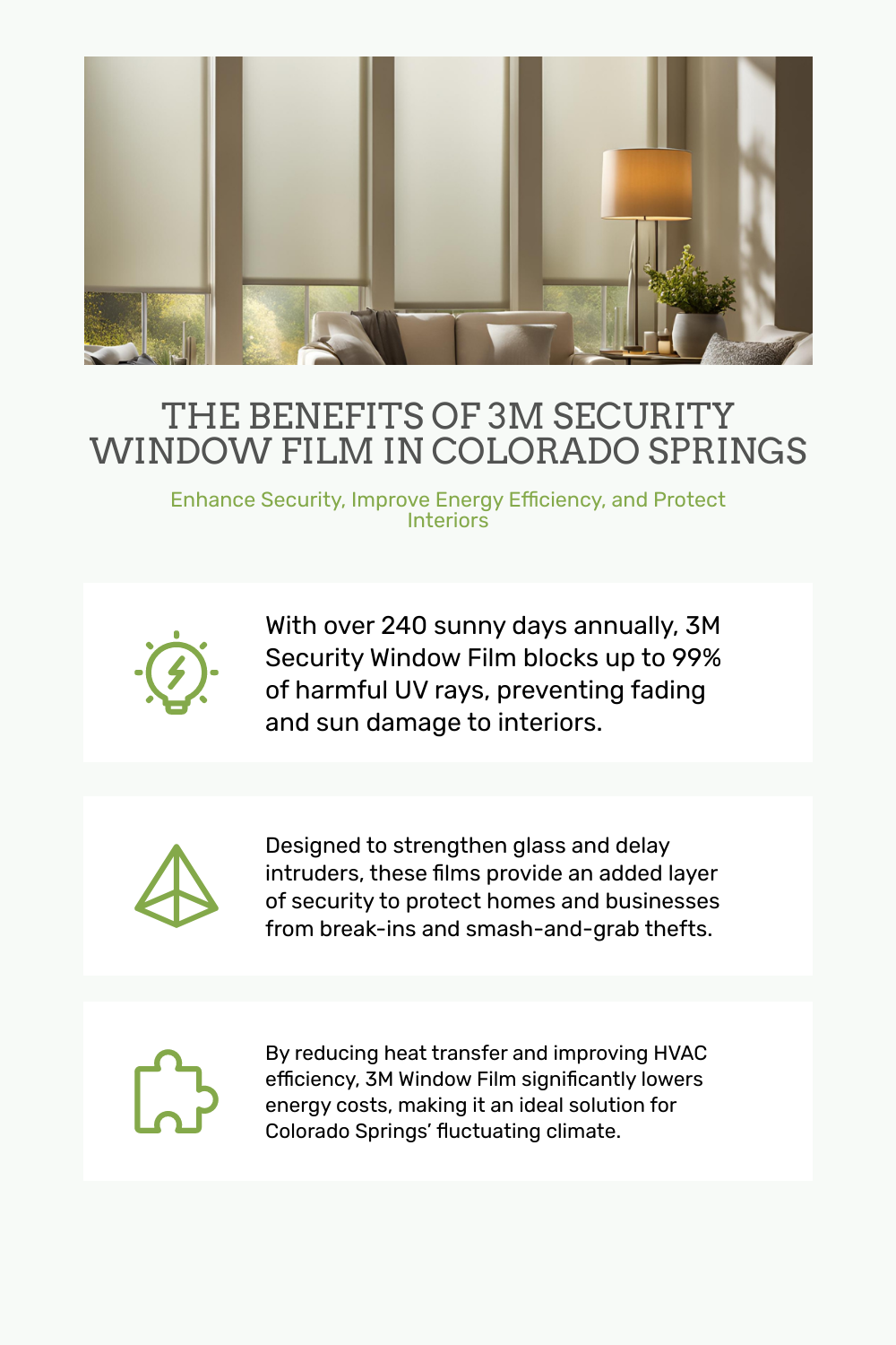 Top Reasons for 3M Security Window Film in Colorado Springs - Colorado Springs Window Film