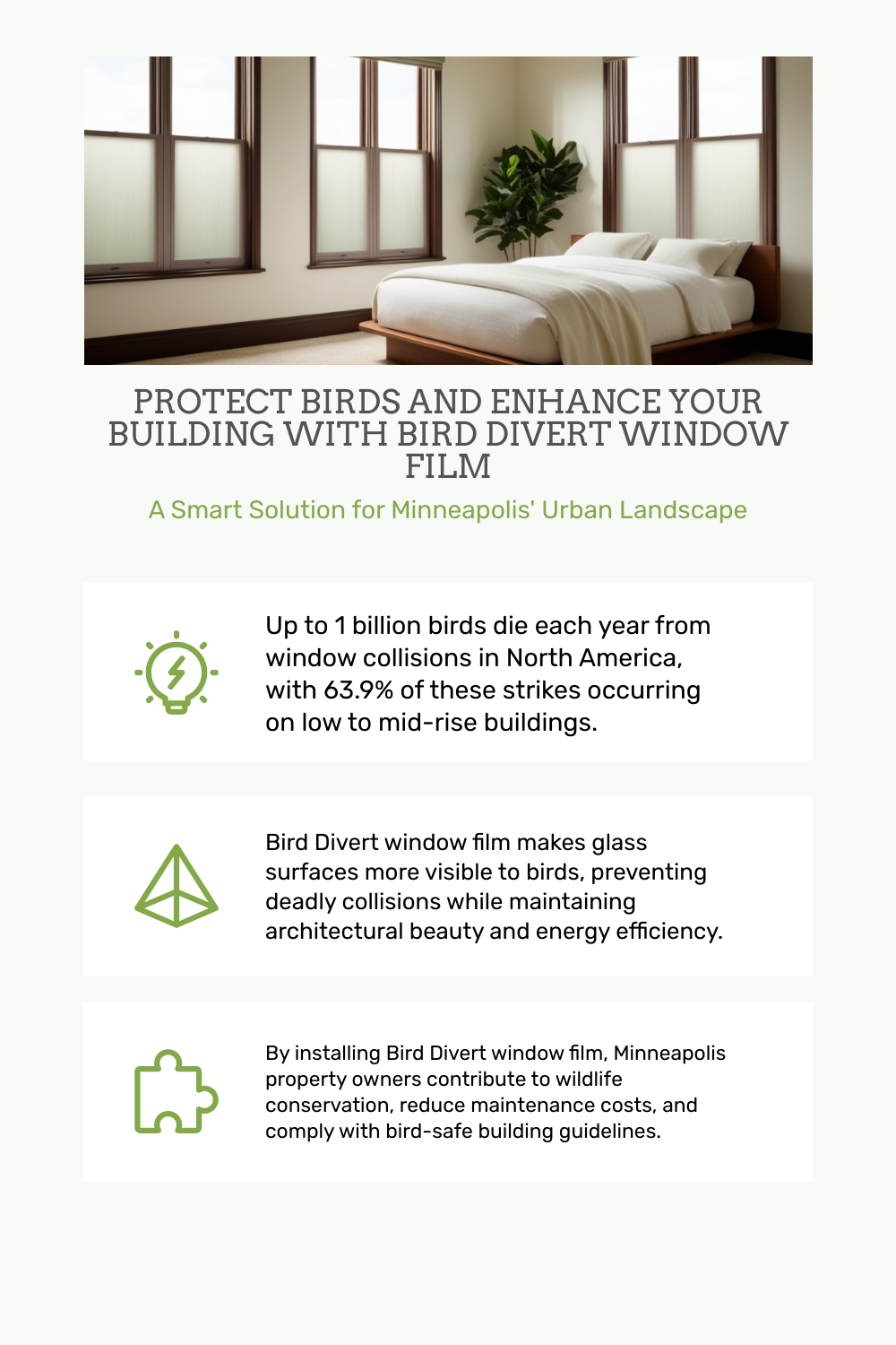 Bird Divert Window Film in Minneapolis: Protect Birds - Window Film ...