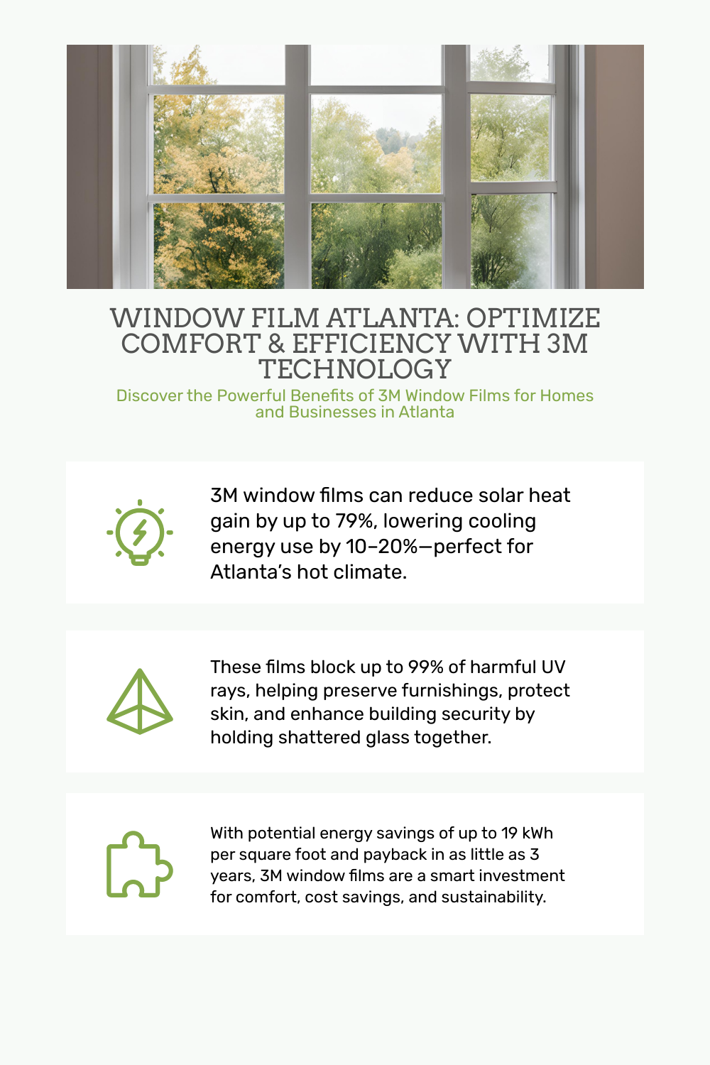 Window Film 3M in Atlanta: Key Benefits Explained - Window Film Atlanta