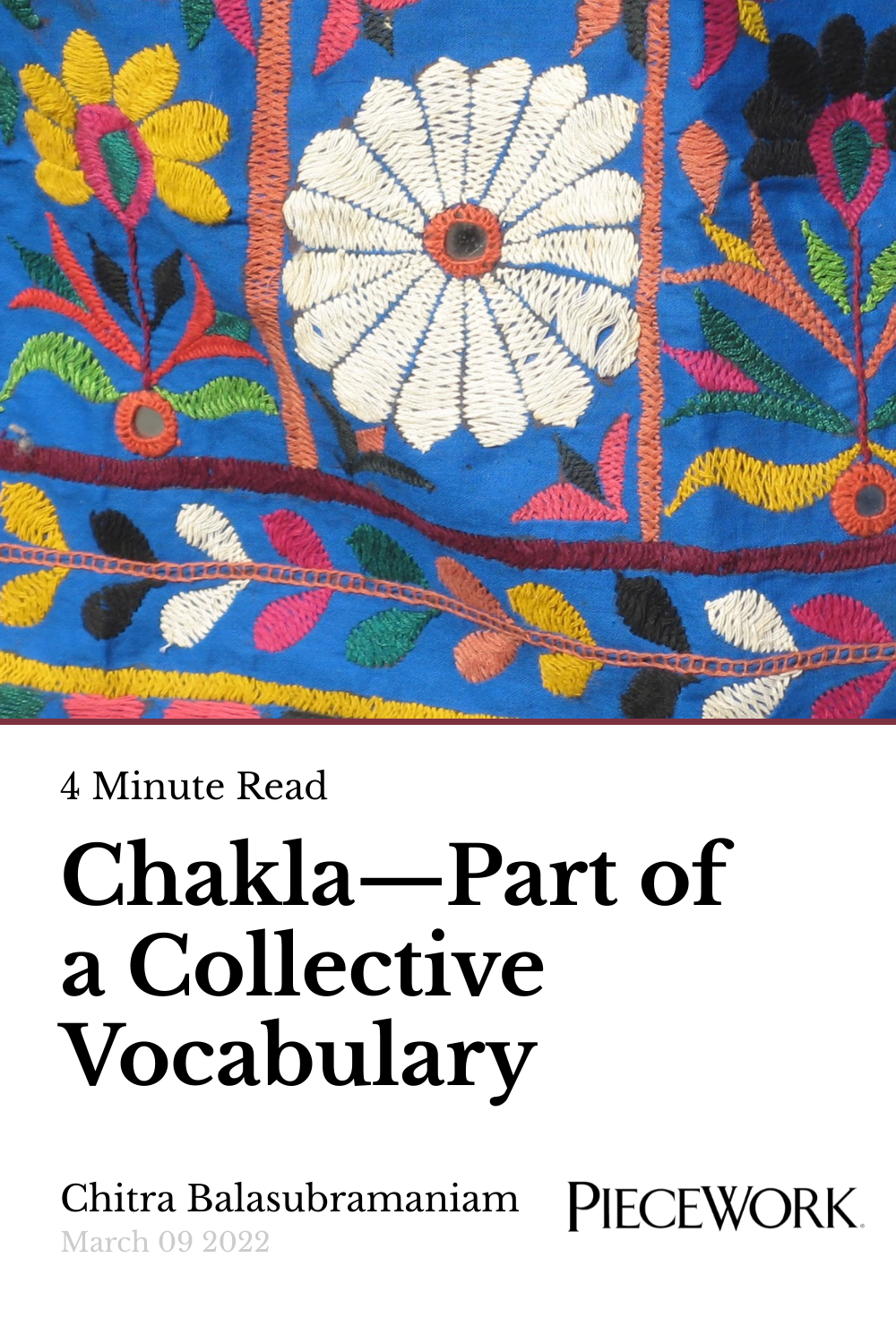 Chakla—Part of a Collective Vocabulary | PieceWork