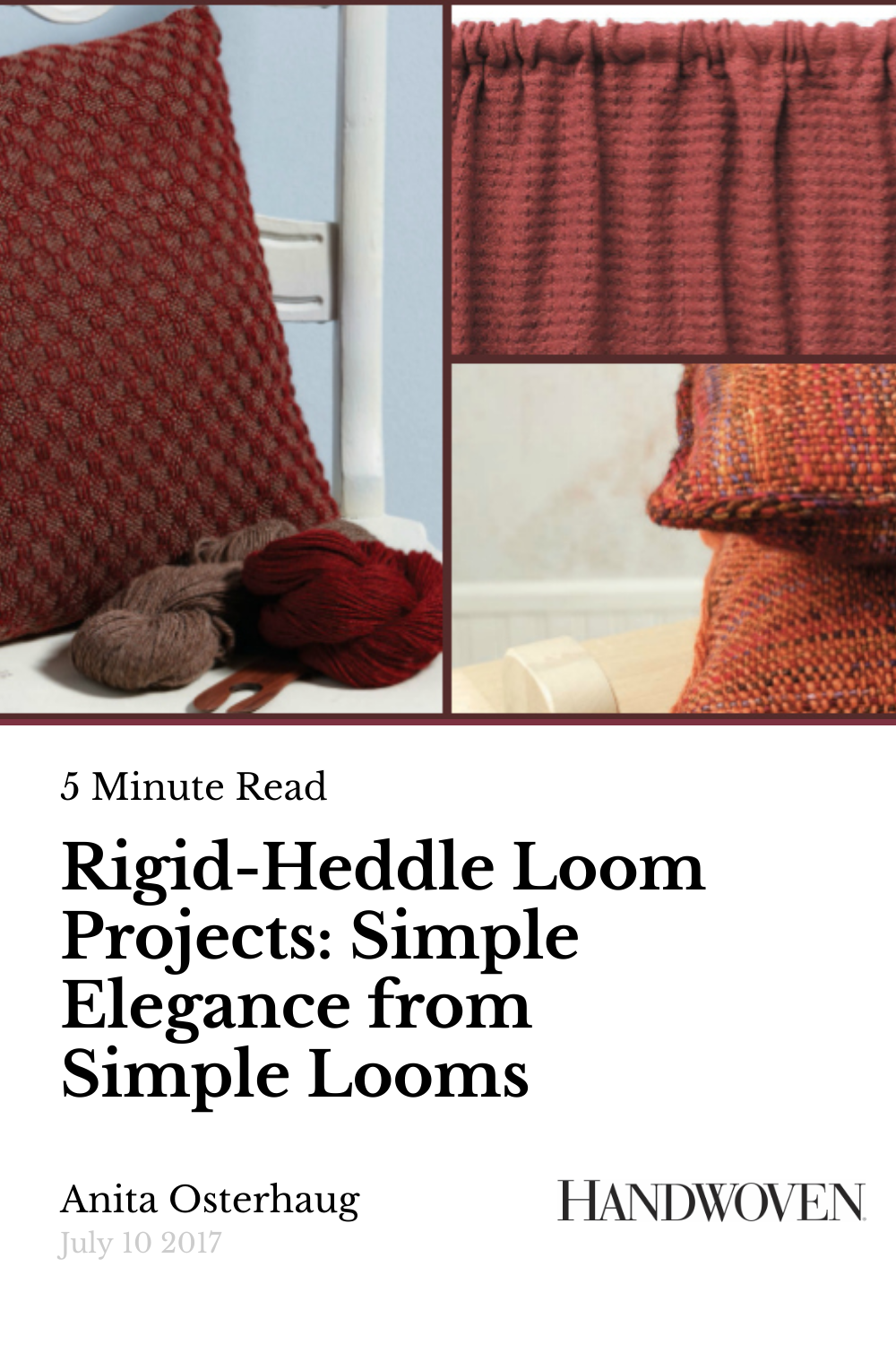 Rigid-Heddle Loom Projects: Simple Elegance from Simple Looms | Handwoven