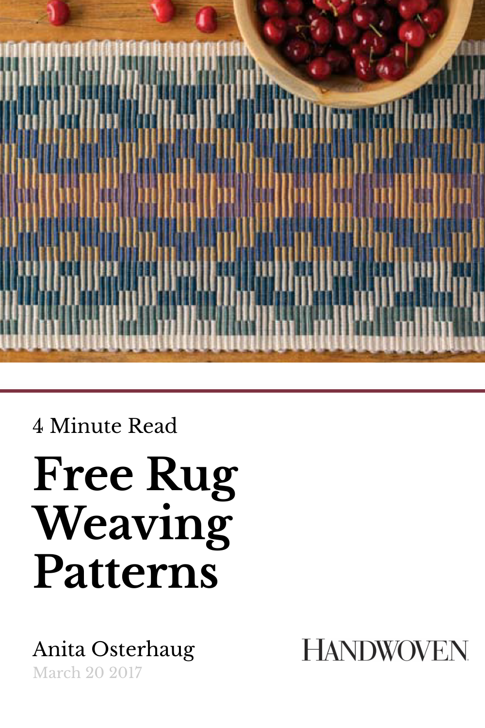 Free Rug Weaving Patterns | Handwoven