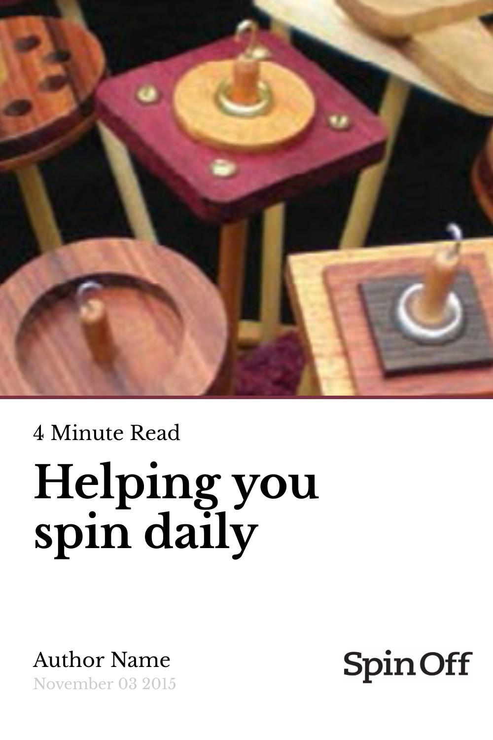 Helping you spin daily | Spin Off