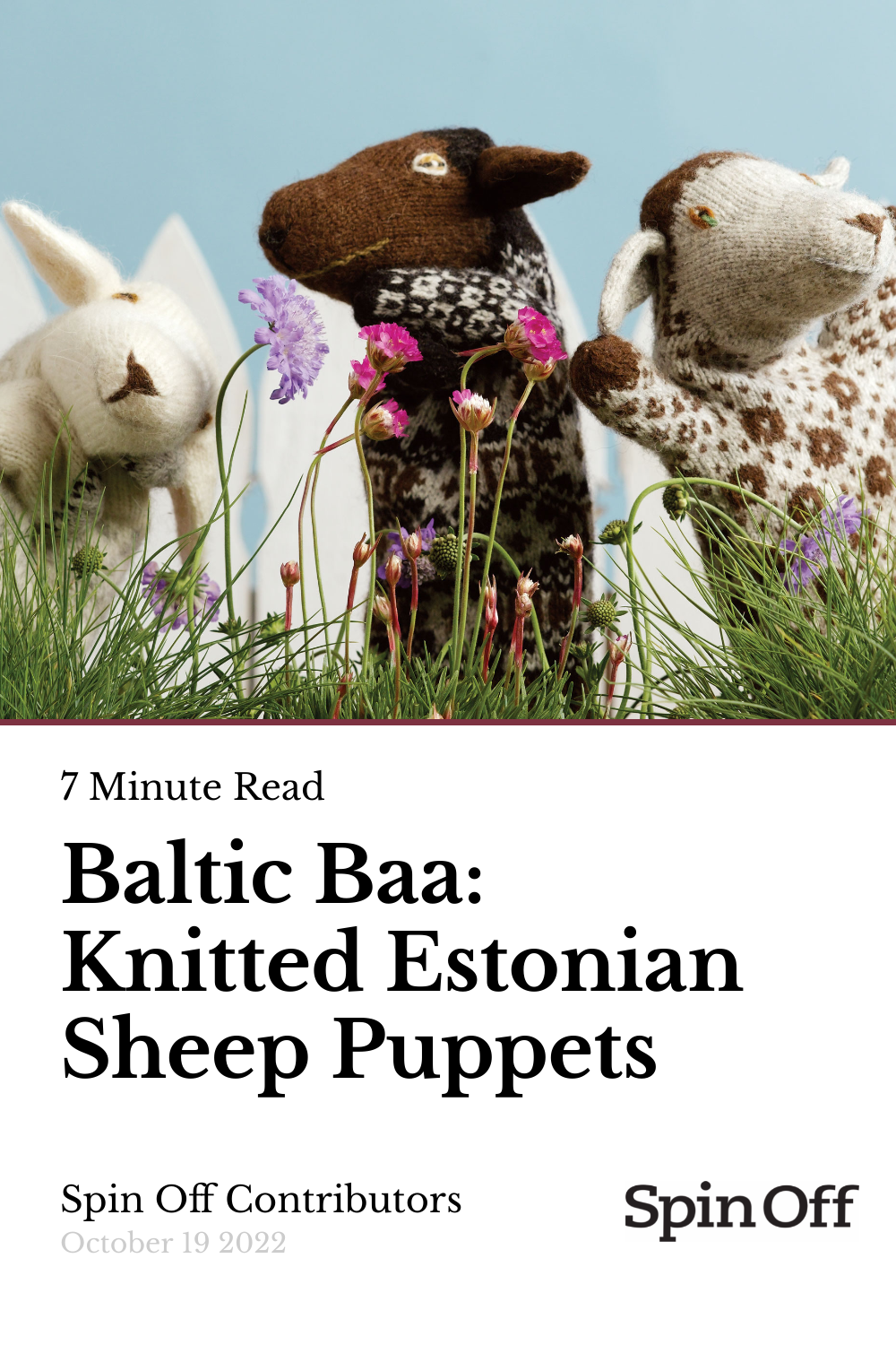 Baltic Baa: Knitted Estonian Sheep Puppets | Spin Off