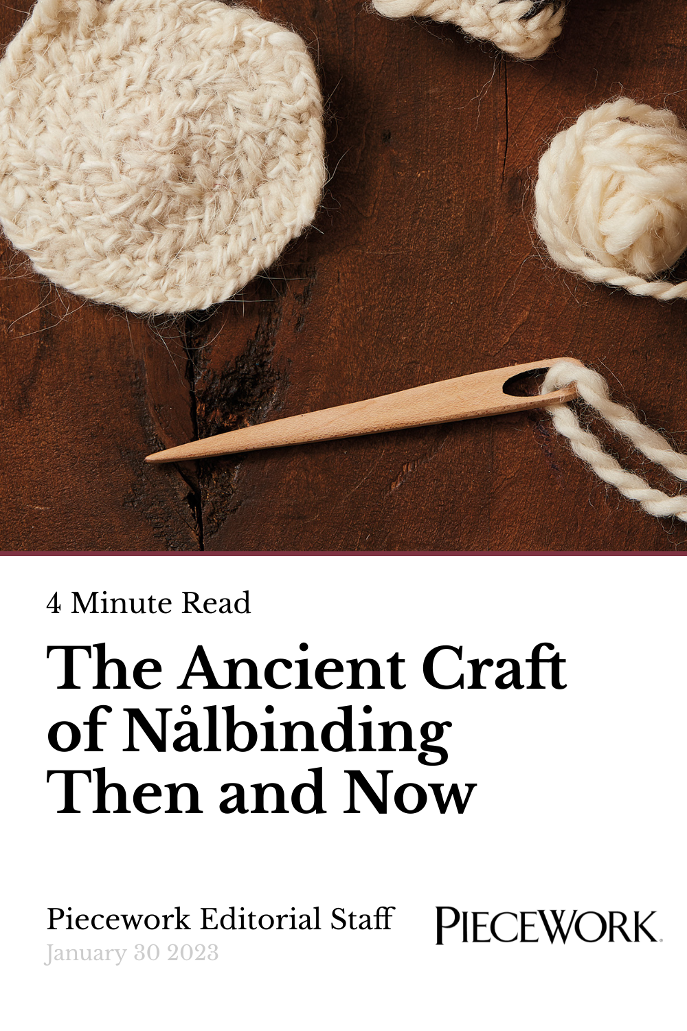 The Ancient Craft of Nålbinding Then and Now | PieceWork