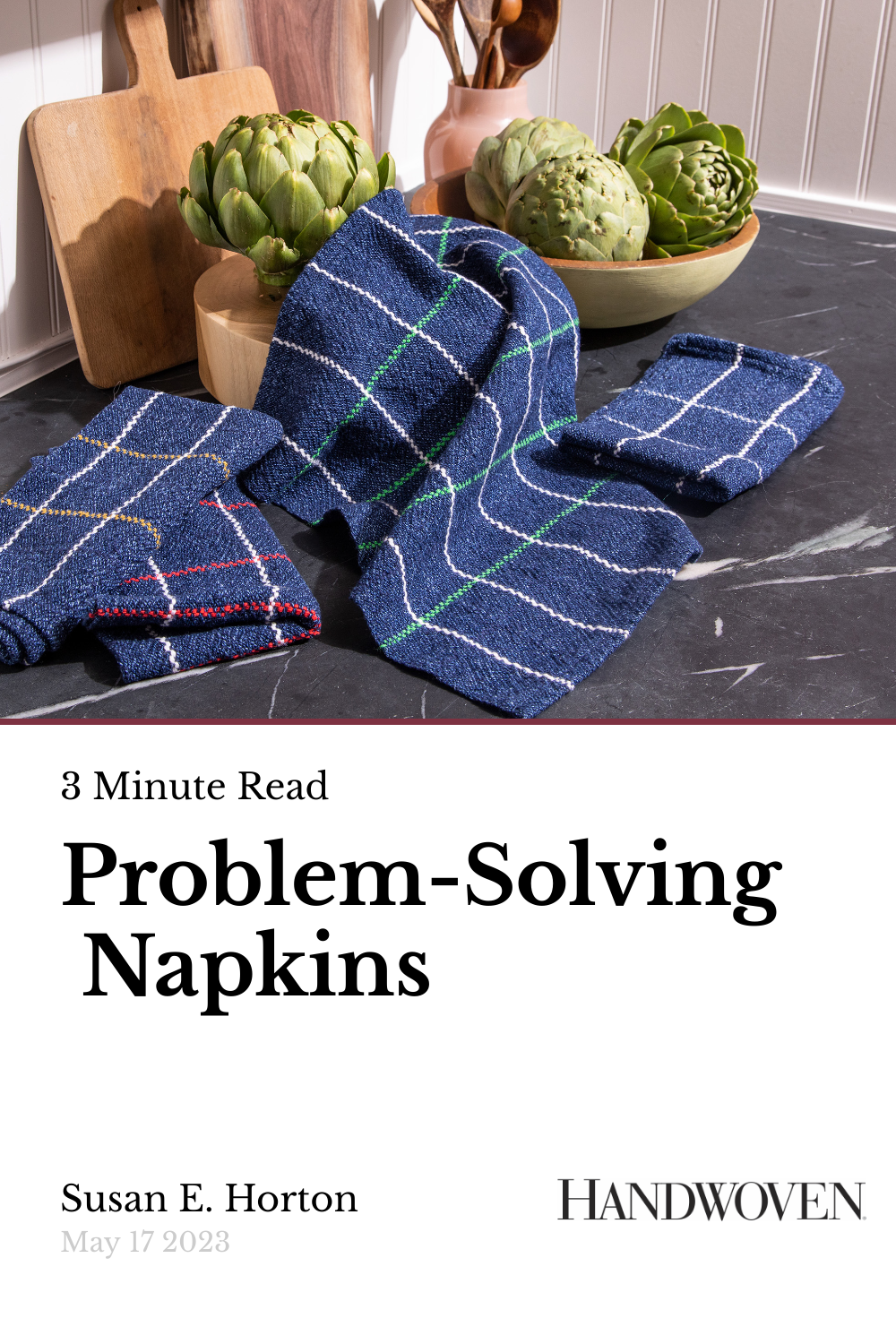 Problem-Solving Napkins | Handwoven