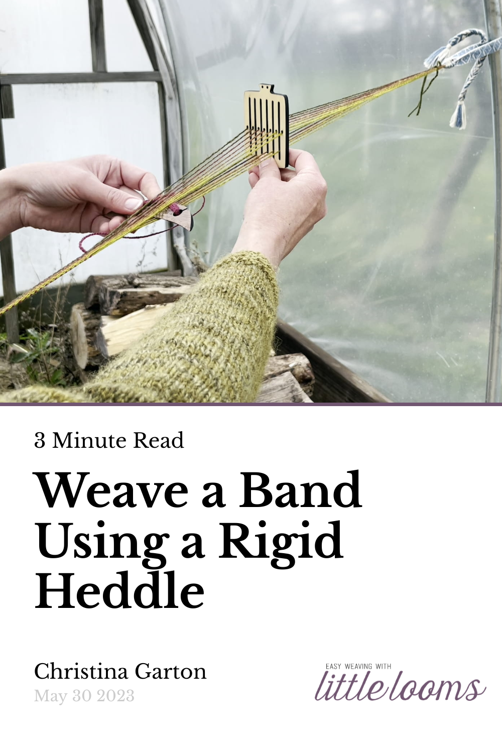 Weave a Band Using a Rigid Heddle | Little Looms