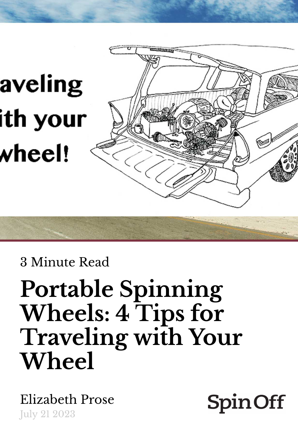Portable Spinning Wheels: 4 Tips for Traveling with Your Wheel | Spin Off