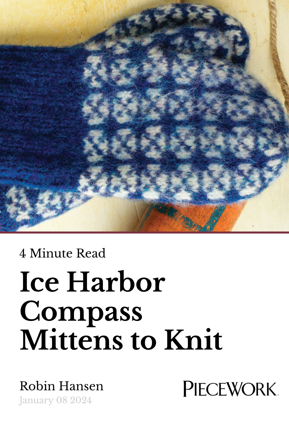 Ice Harbor Compass Mittens to Knit | PieceWork