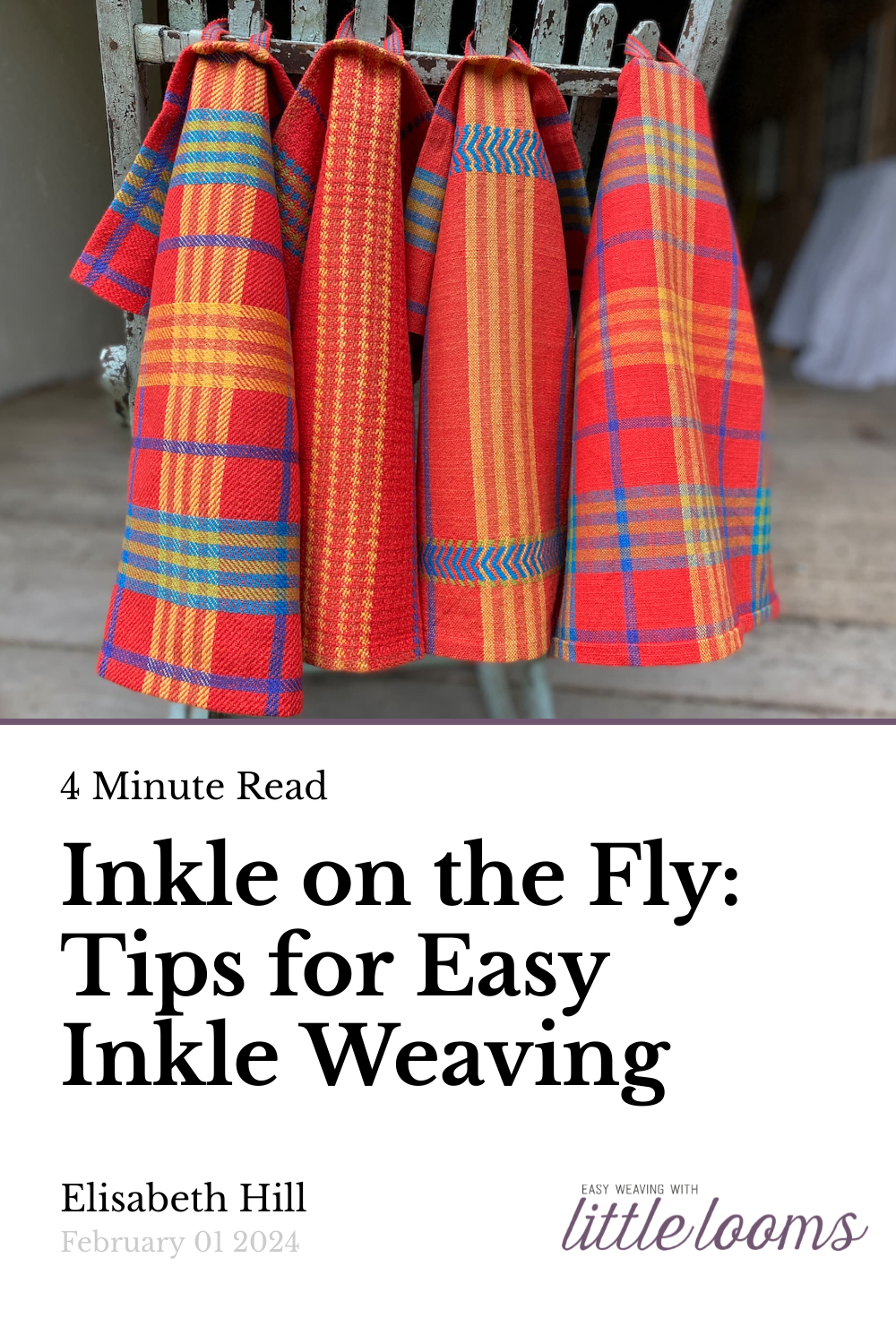 Inkle on the Fly: Tips for Easy Inkle Weaving | Little Looms