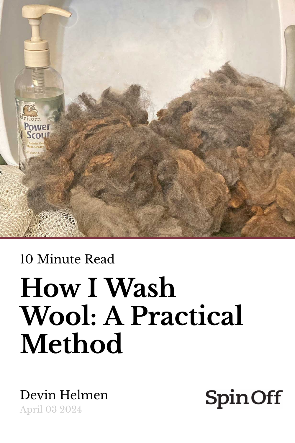 How I Wash Wool: A Practical Method | Spin Off