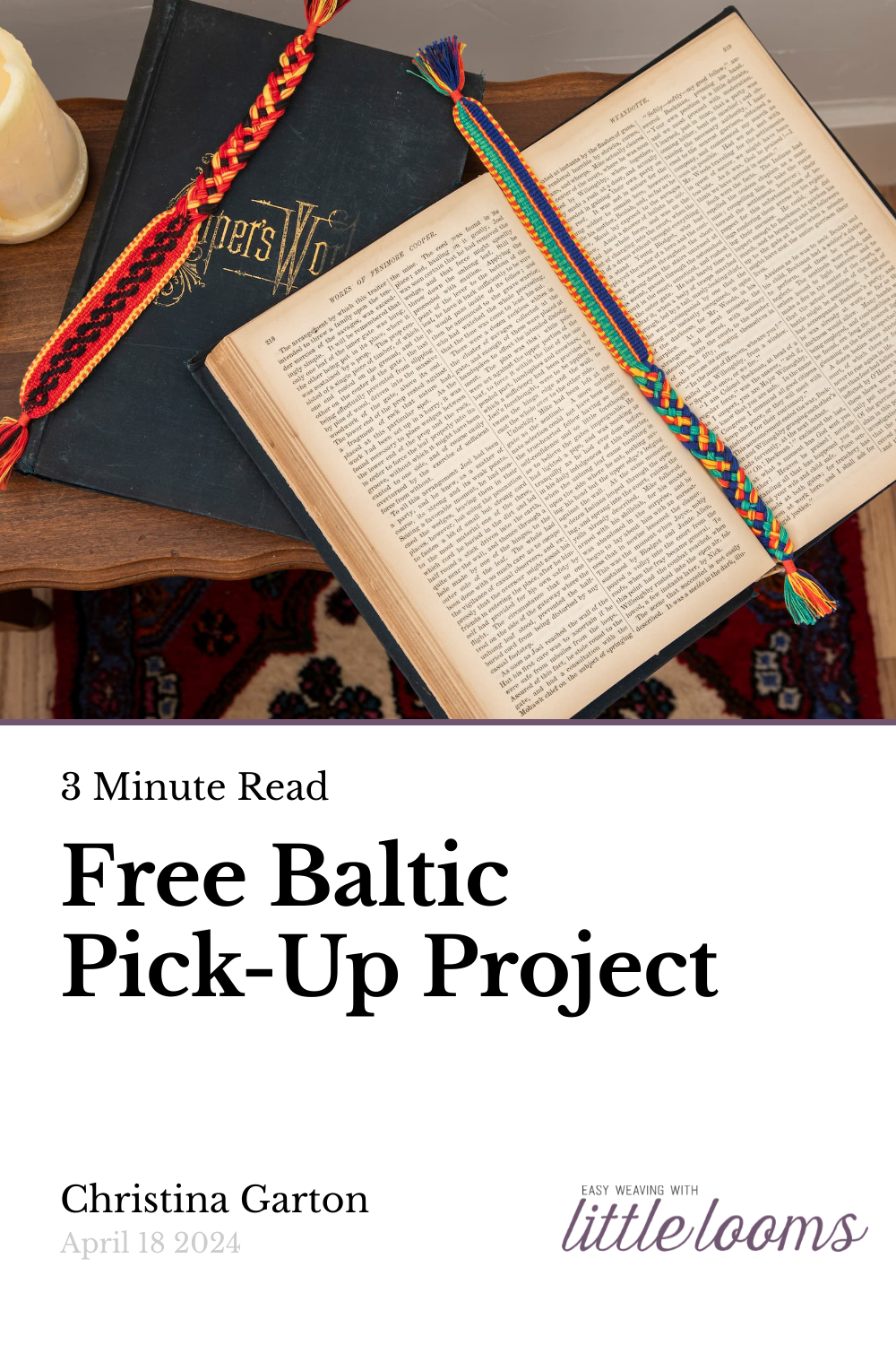 Free Baltic Pick-Up Project | Little Looms