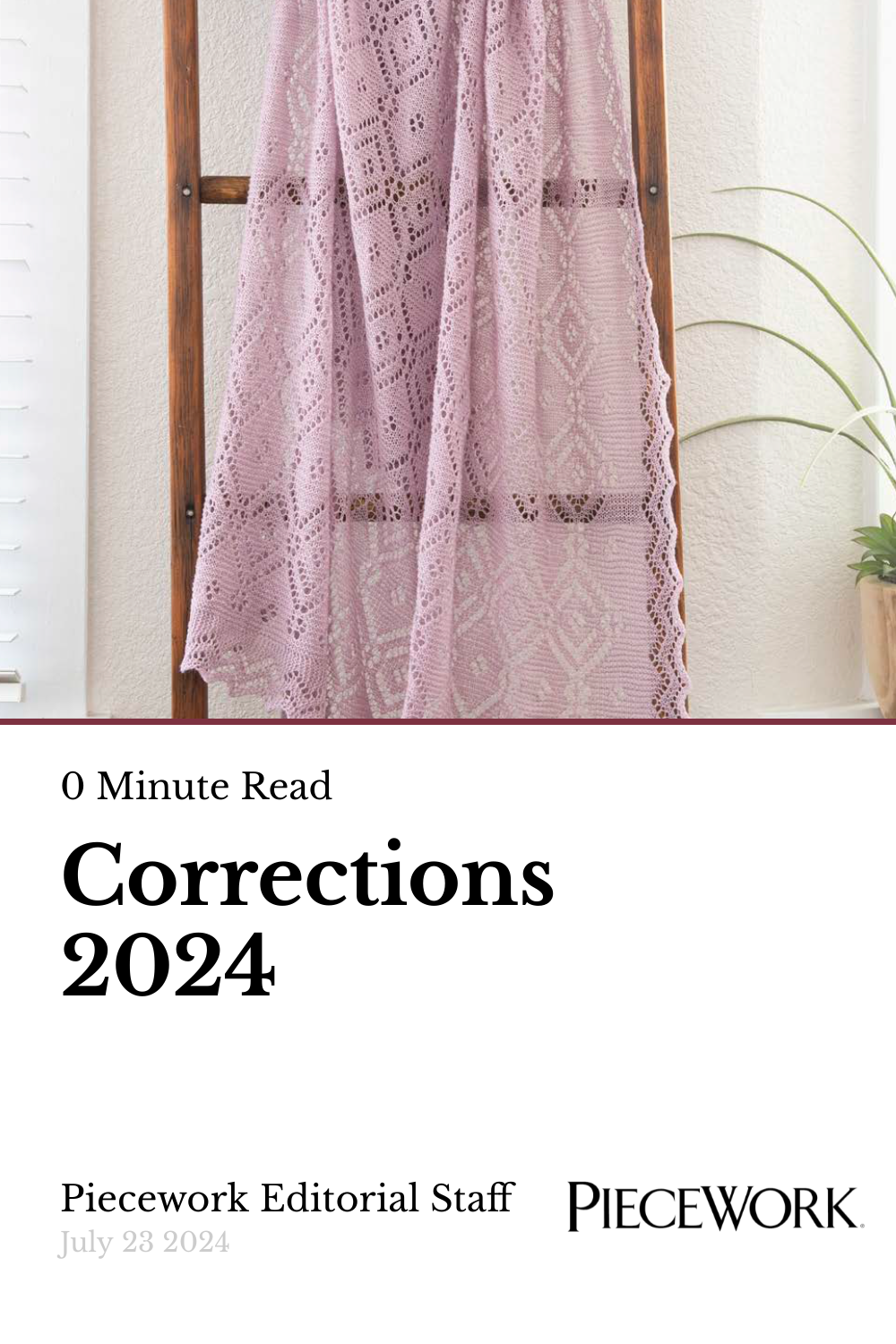 Corrections 2024 | PieceWork