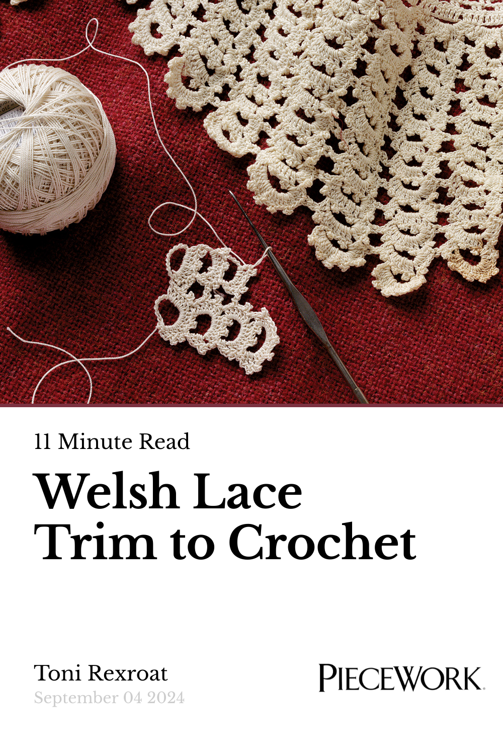 Welsh Lace Trim to Crochet | PieceWork