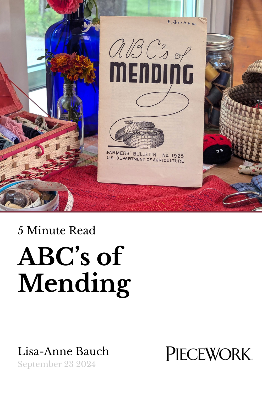 ABC’s of Mending | PieceWork
