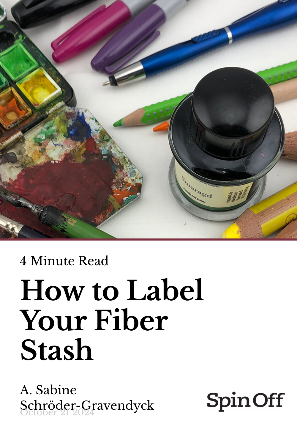 How to Label Your Fiber Stash | Spin Off