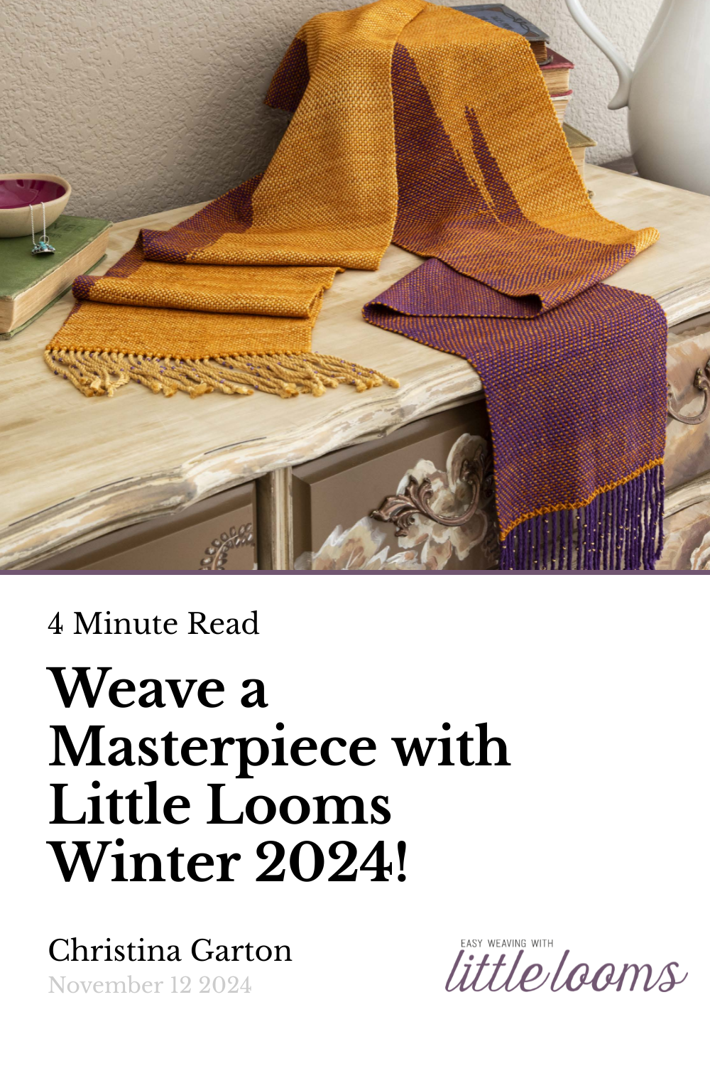 Weave a Masterpiece with Little Looms Winter 2024! | Little Looms
