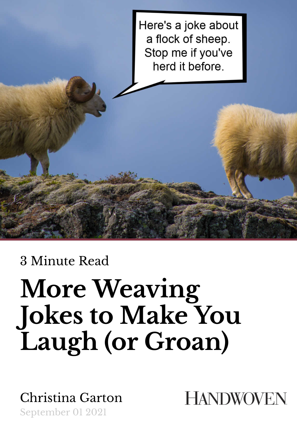 More Weaving Jokes to Make You Laugh (or Groan) | Handwoven