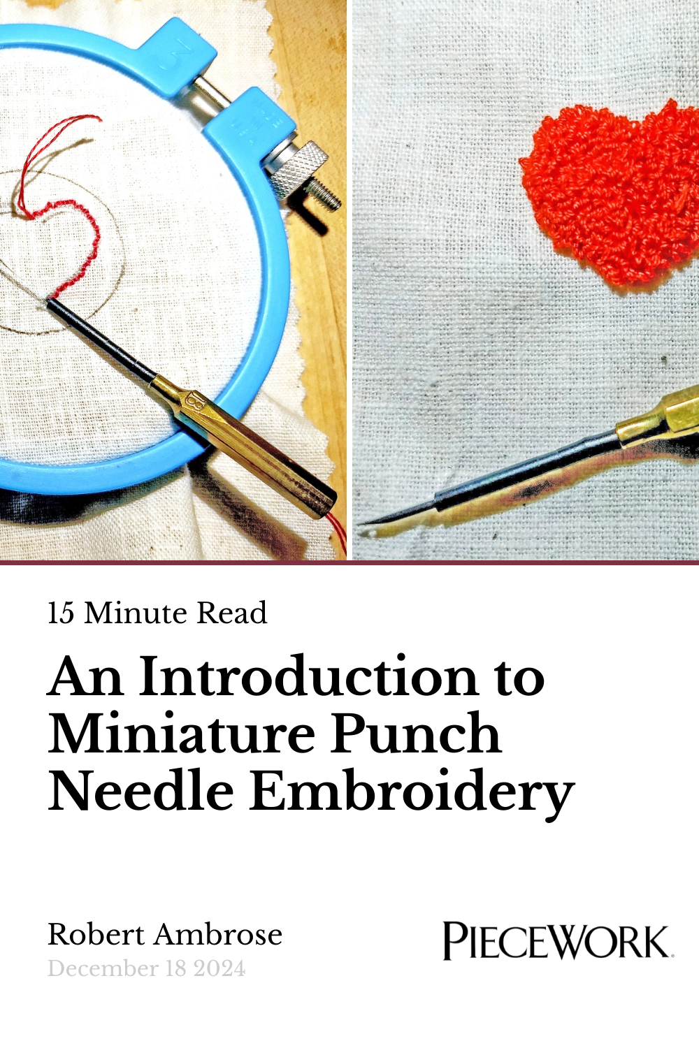 An Introduction to Miniature Punch Needle Embroidery | PieceWork
