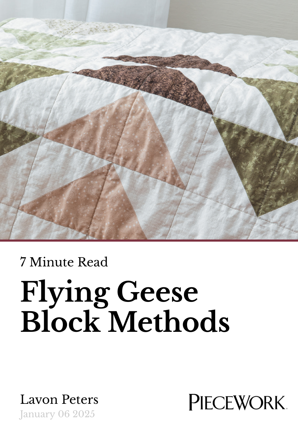 Flying Geese Block Methods | PieceWork