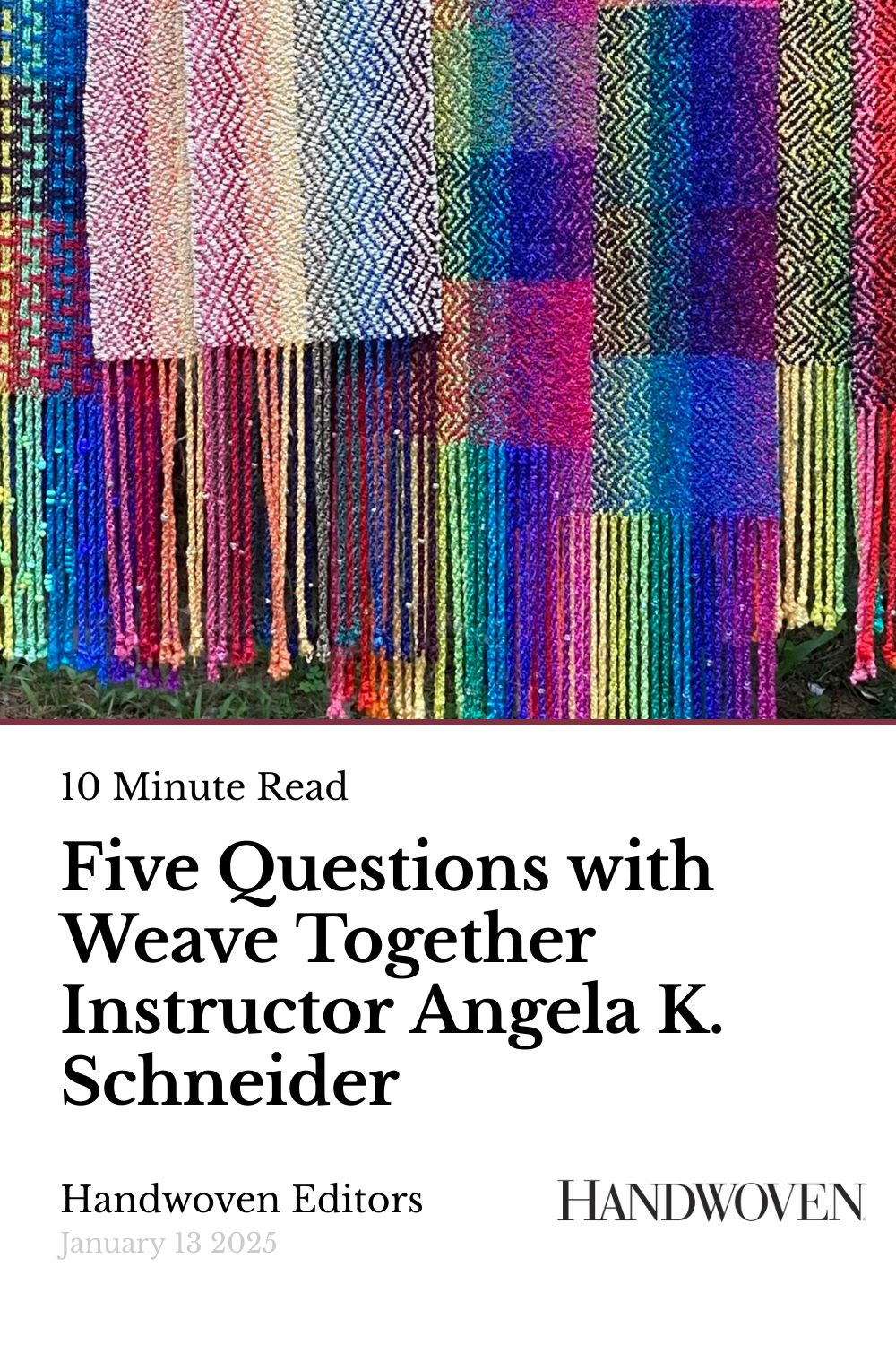 Five Questions with Weave Together Instructor Angela K. Schneider ...