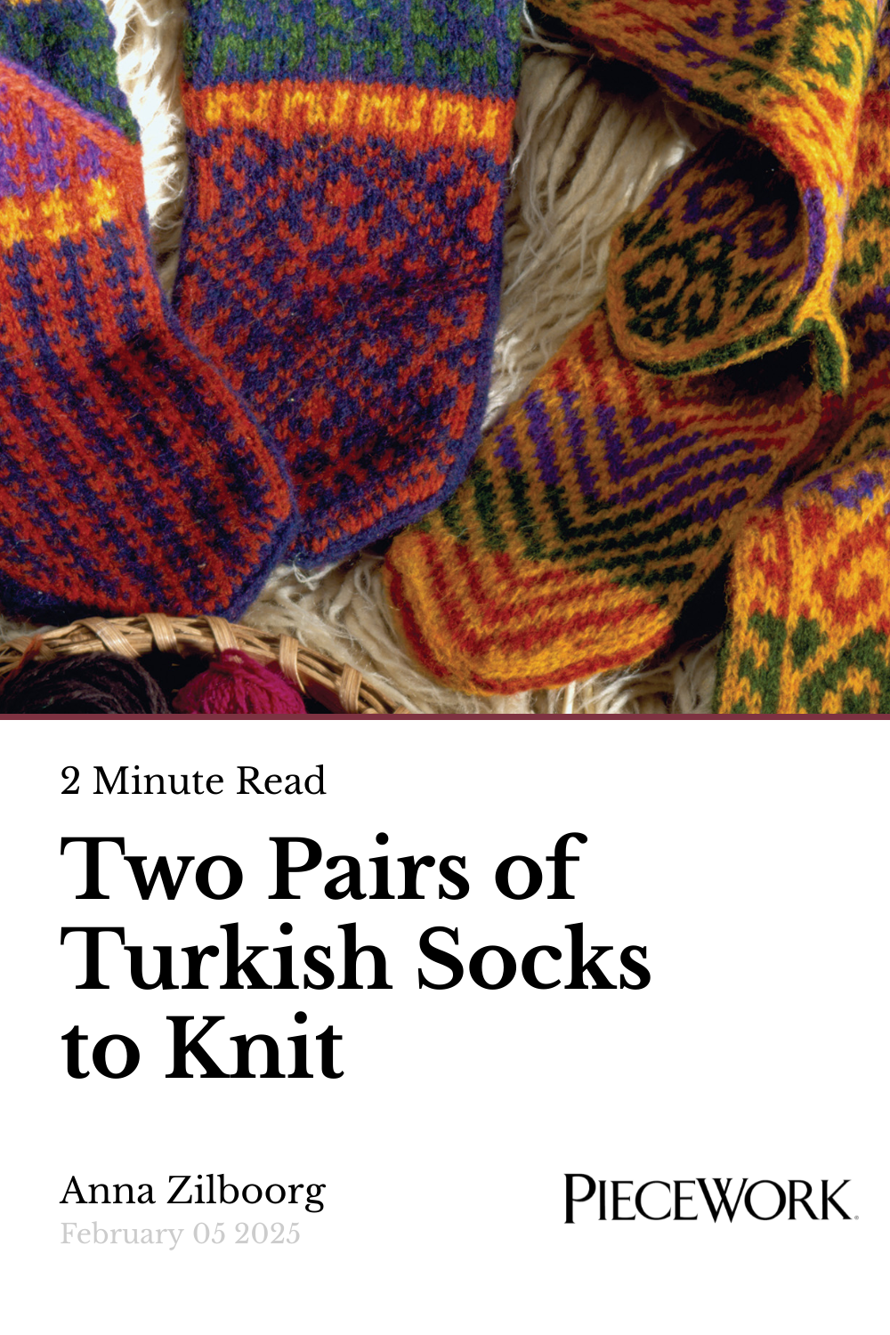Two Pairs of Turkish Socks to Knit | PieceWork