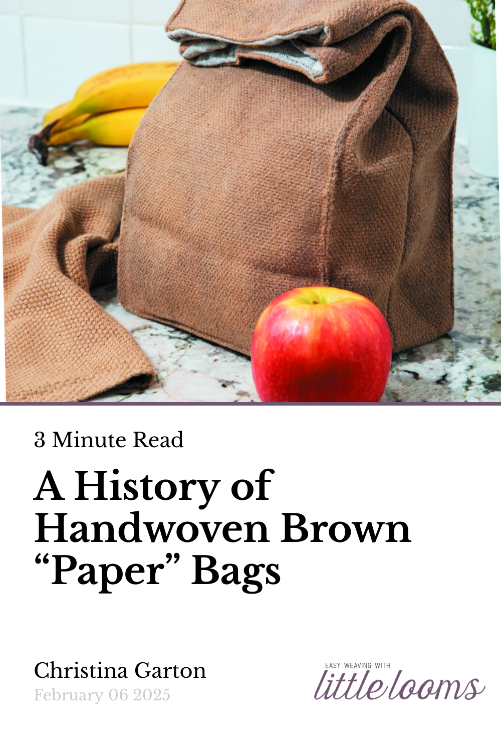 A History of Handwoven Brown “Paper” Bags | Little Looms