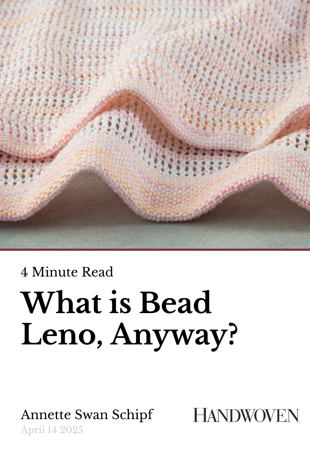What is Bead Leno, Anyway? | Handwoven