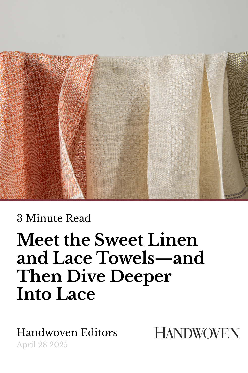 Meet the Sweet Linen and Lace Towels—and Then Learn More About Lace ...