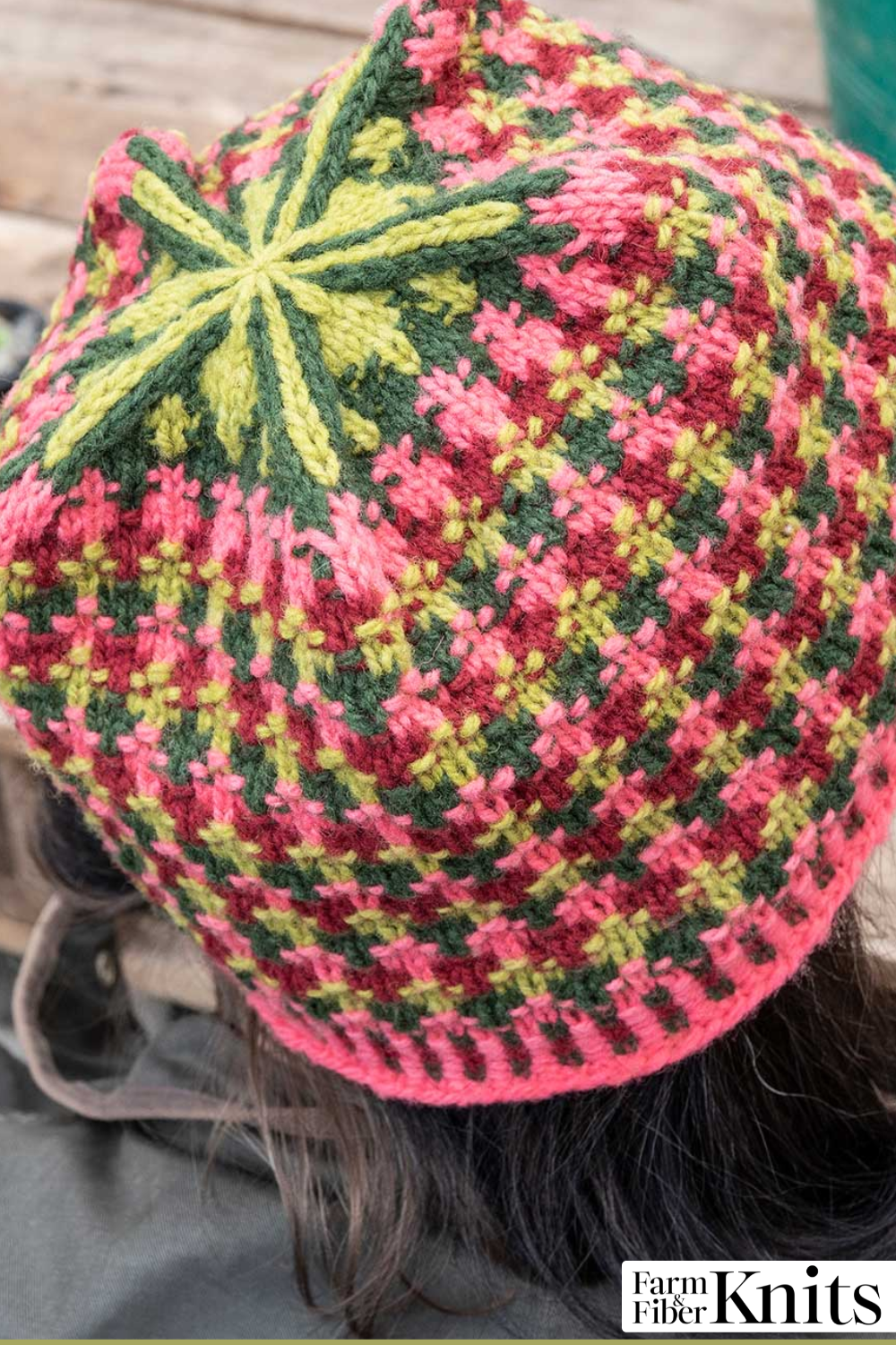 Modern Bohus Hat: Powerful Purls for Color and Texture | Farm & Fiber Knits
