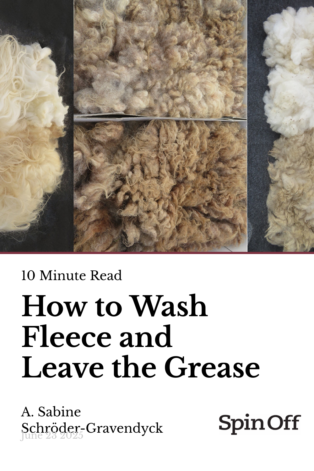 How to Wash Fleece and Leave the Grease | Spin Off