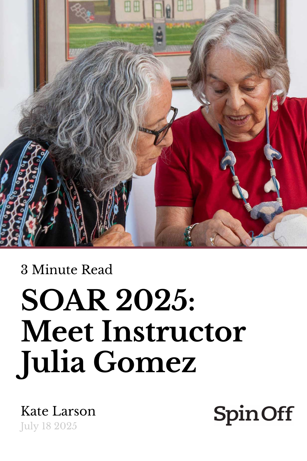 SOAR 2025: Meet Instructor Julia Gomez | Spin Off
