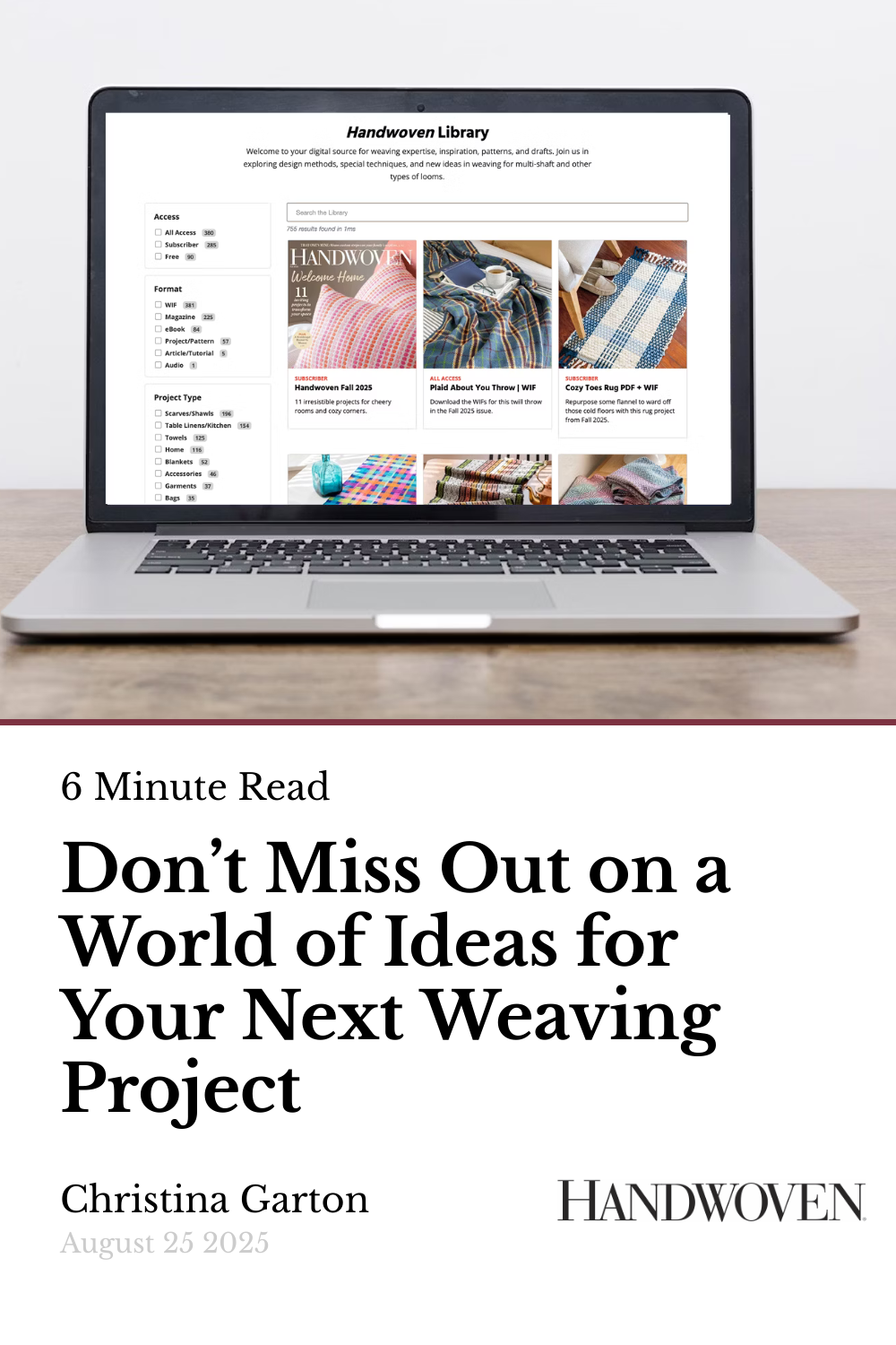 Don’t Miss Out on a World of Ideas for Your Next Weaving Project ...