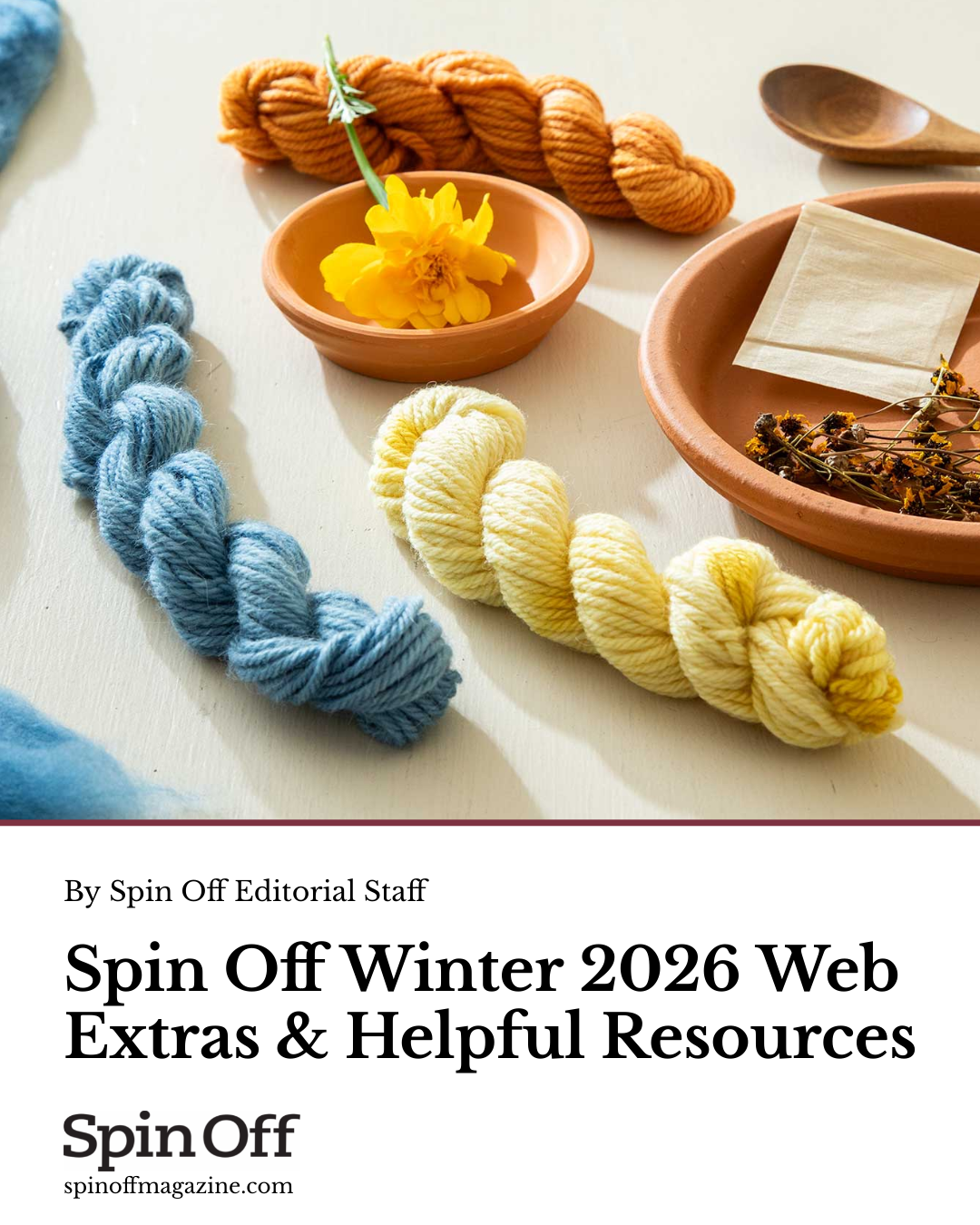 Spin Off Winter 2026 Web Extras & Helpful Resources | Spin Off