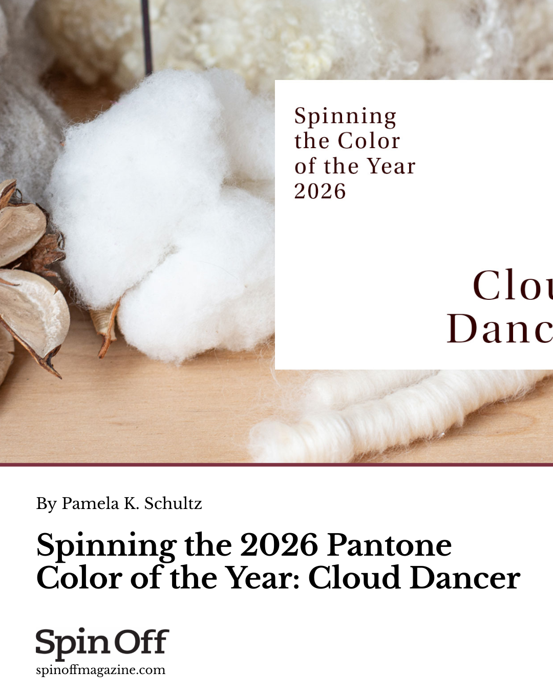 Spinning the 2026 Pantone Color of the Year: Cloud Dancer | Spin Off
