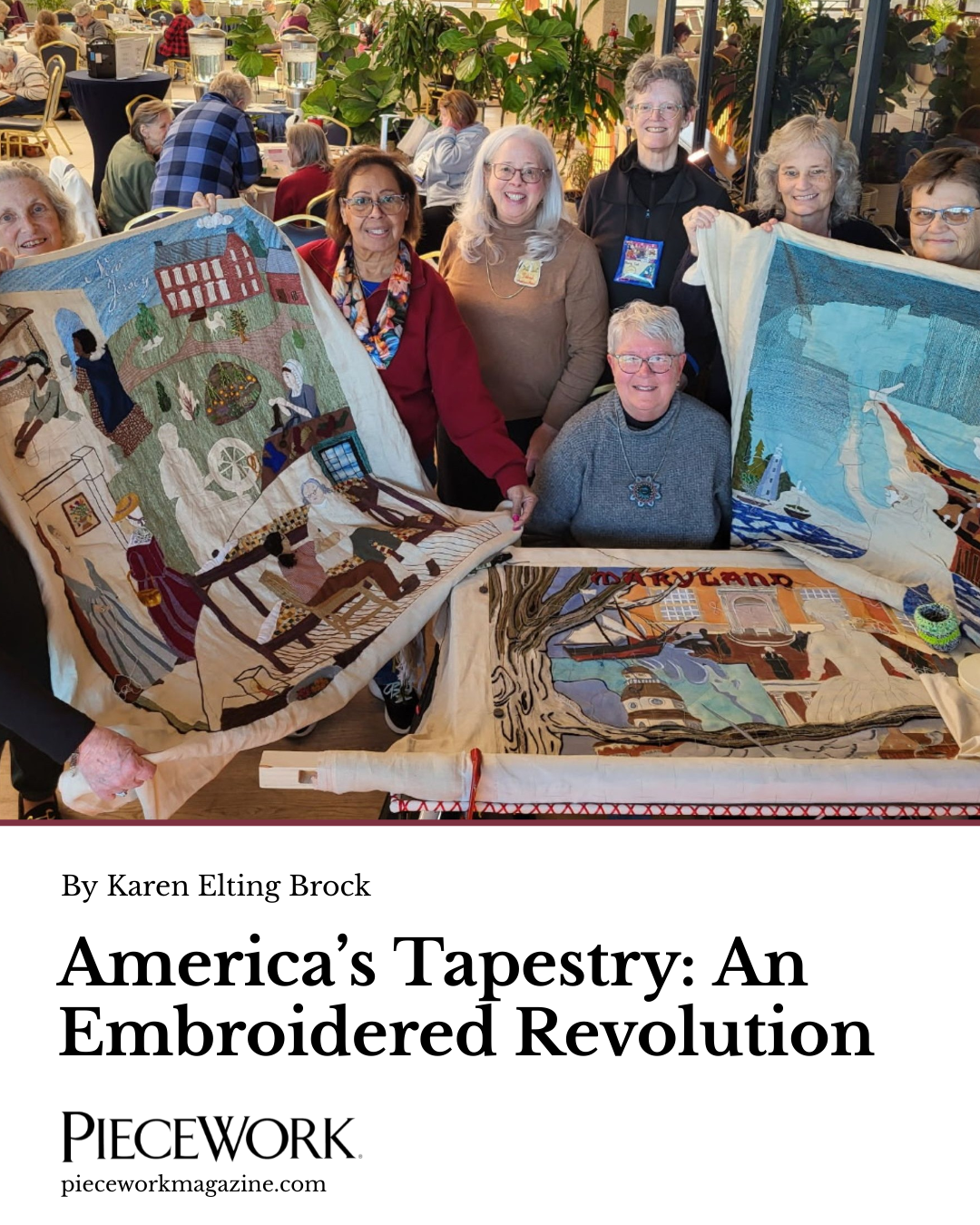 America’s Tapestry: An Embroidered Revolution | PieceWork