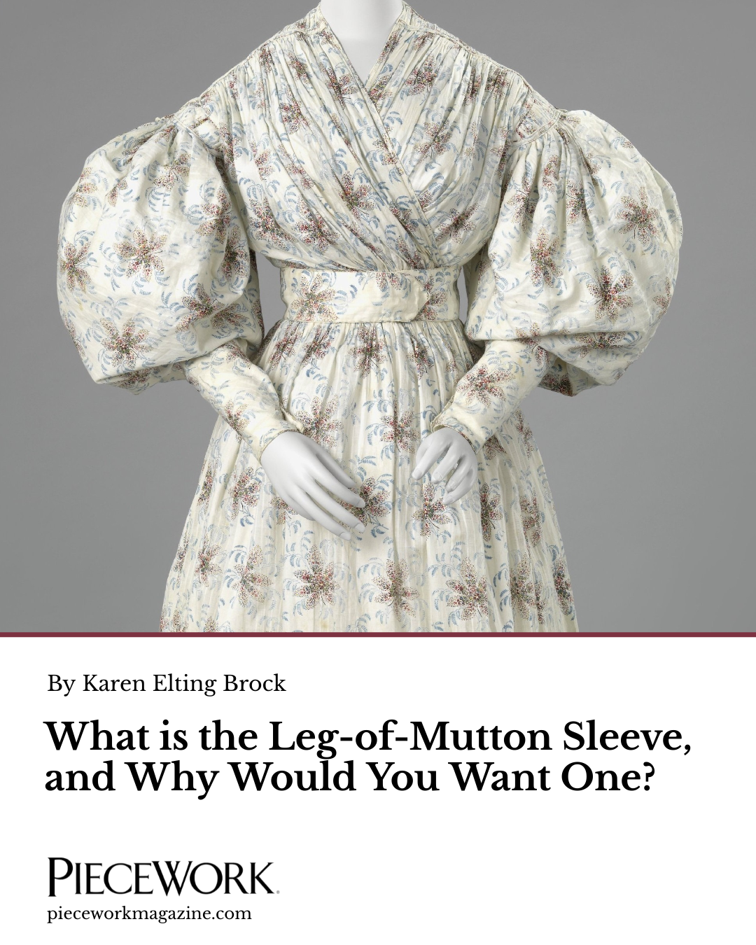 A Brief and Fanciful History of Leg-of-Mutton Sleeves | PieceWork