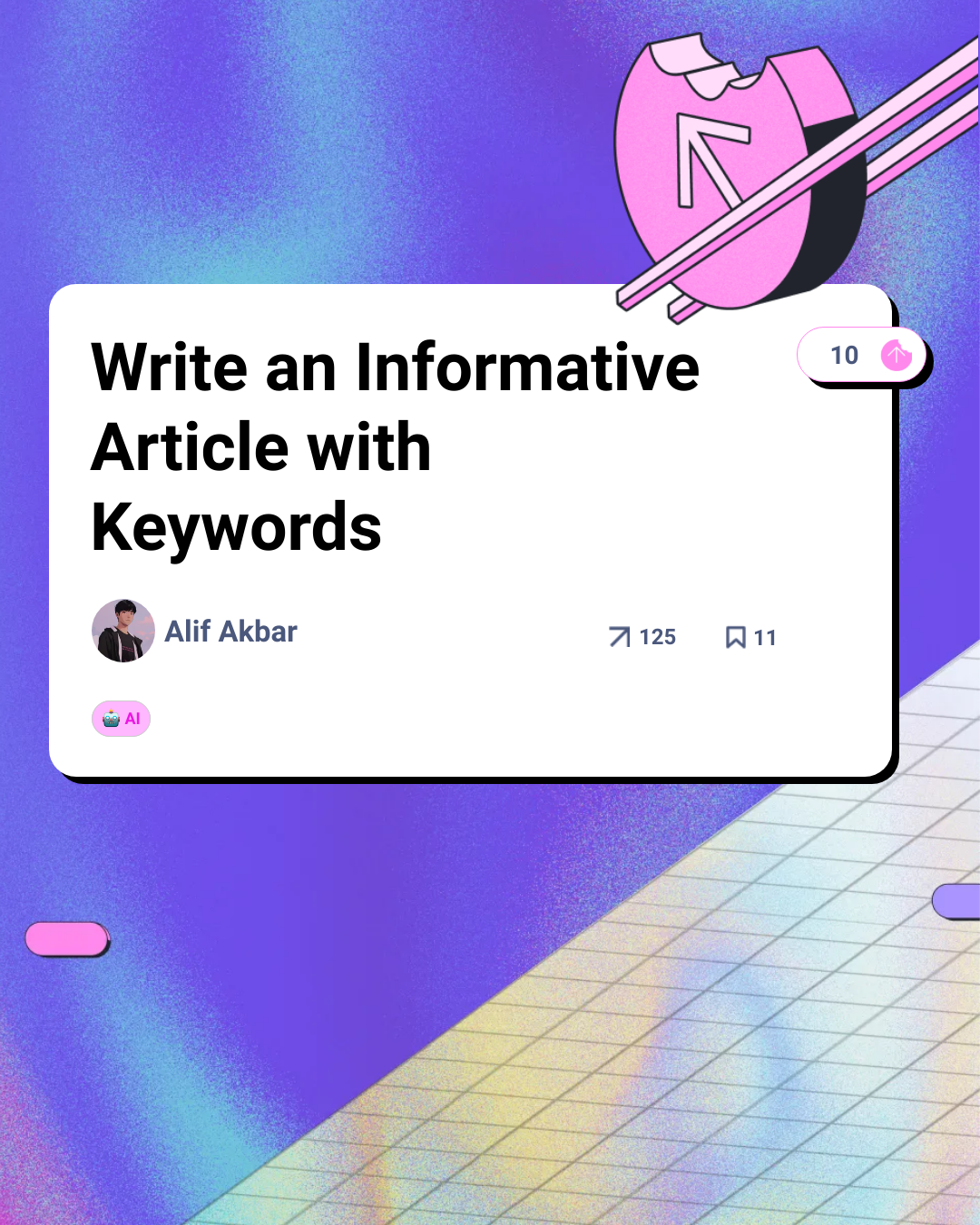 Write an Informative Article with Keywords | Snack Prompt